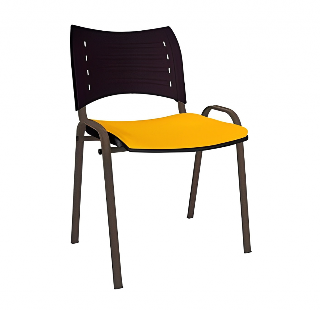Silla de Polipropileno tapizada para Visita – Muebles Coem
